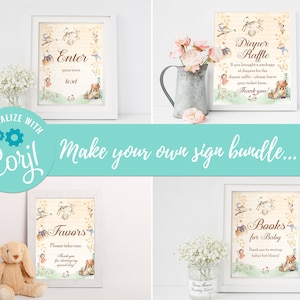 Mother Goose Nursery Rhyme - 8x10 Make Your Own Sign Bundle and Save ...
