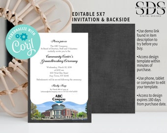 Groundbreaking Ceremony Invitation - Etsy