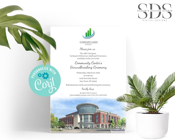 Groundbreaking Ceremony Invitation Clip Art