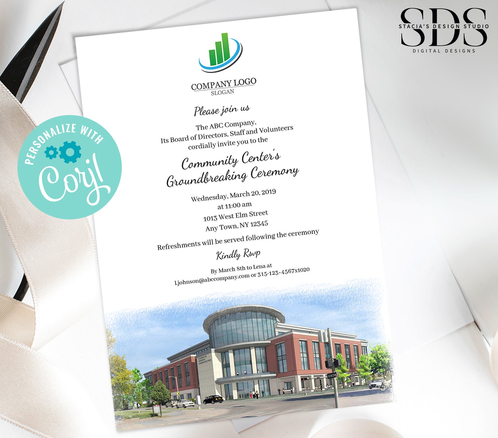 Groundbreaking Ceremony Grand Opening Gala Invitation - Etsy