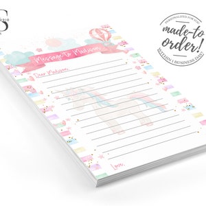 Rainbow Unicorn - Time Capsule Sign 8x10 and Message Cards 4x6 ...