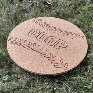 Baseball Cork Board W/ Engraved Details. Baseball Pin Board, Baseball ...