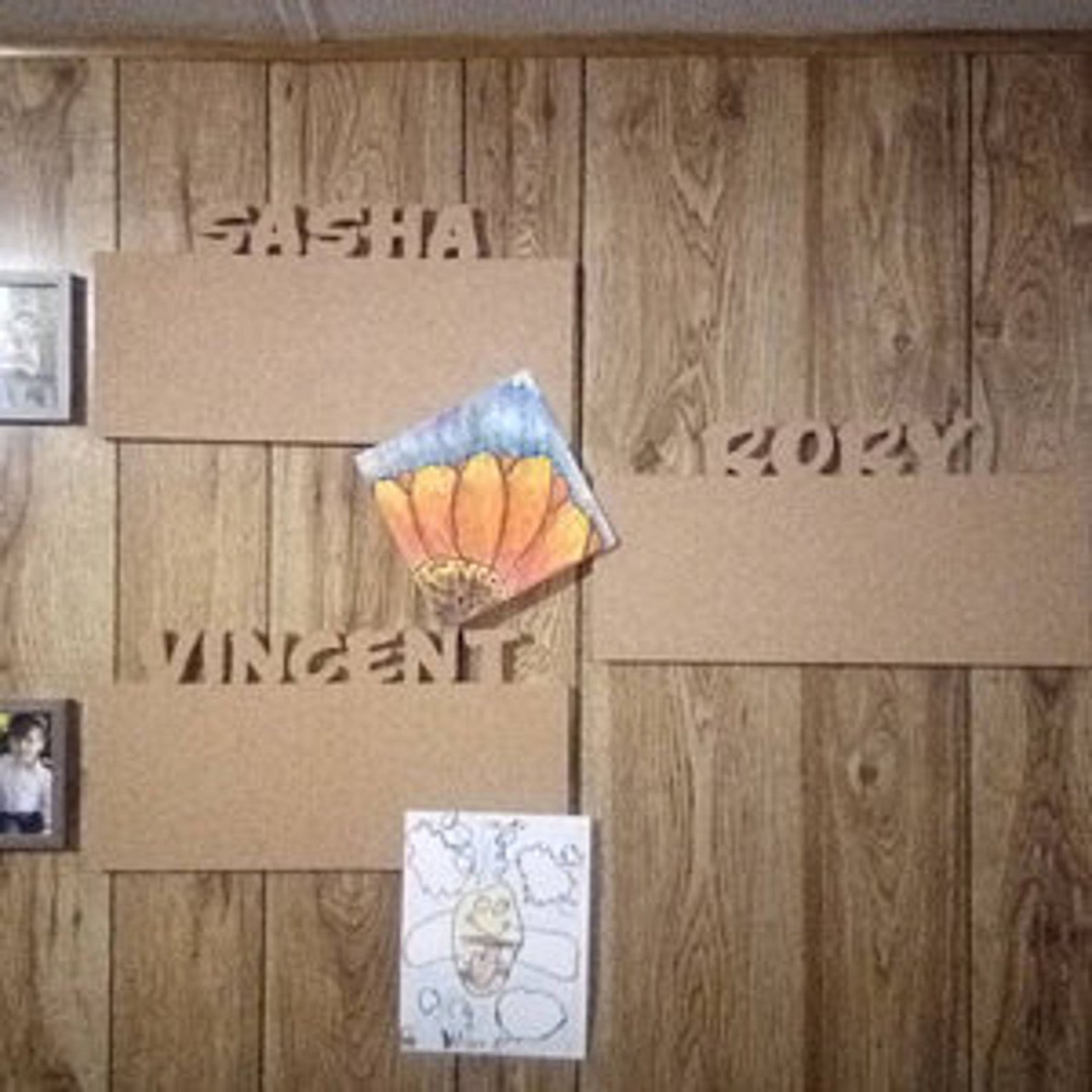 Personalized Cork Board With Name, Cork Board Letters, Personalized ...