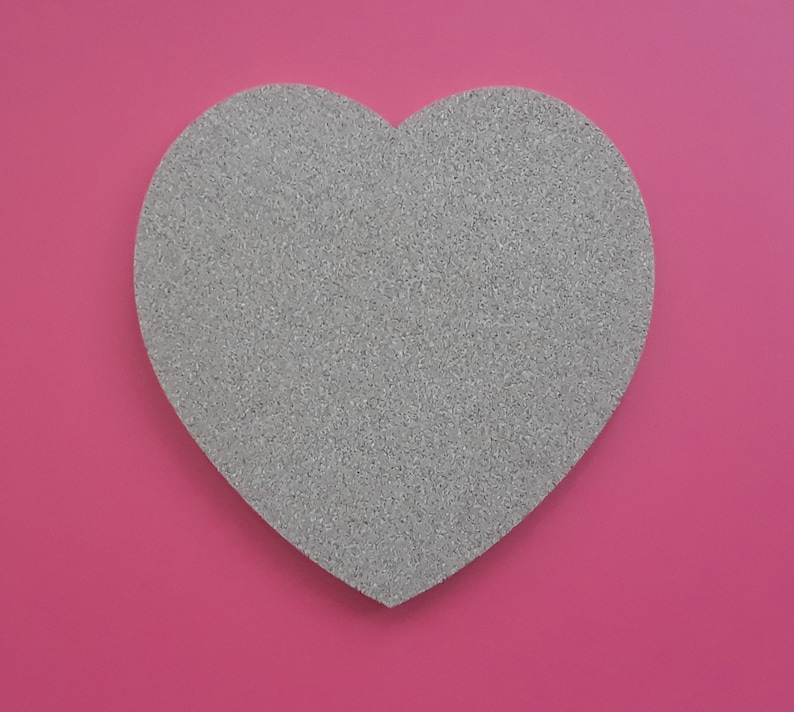 Heart Shaped Cork Board Heart Corkboard Heart Pin Board - Etsy