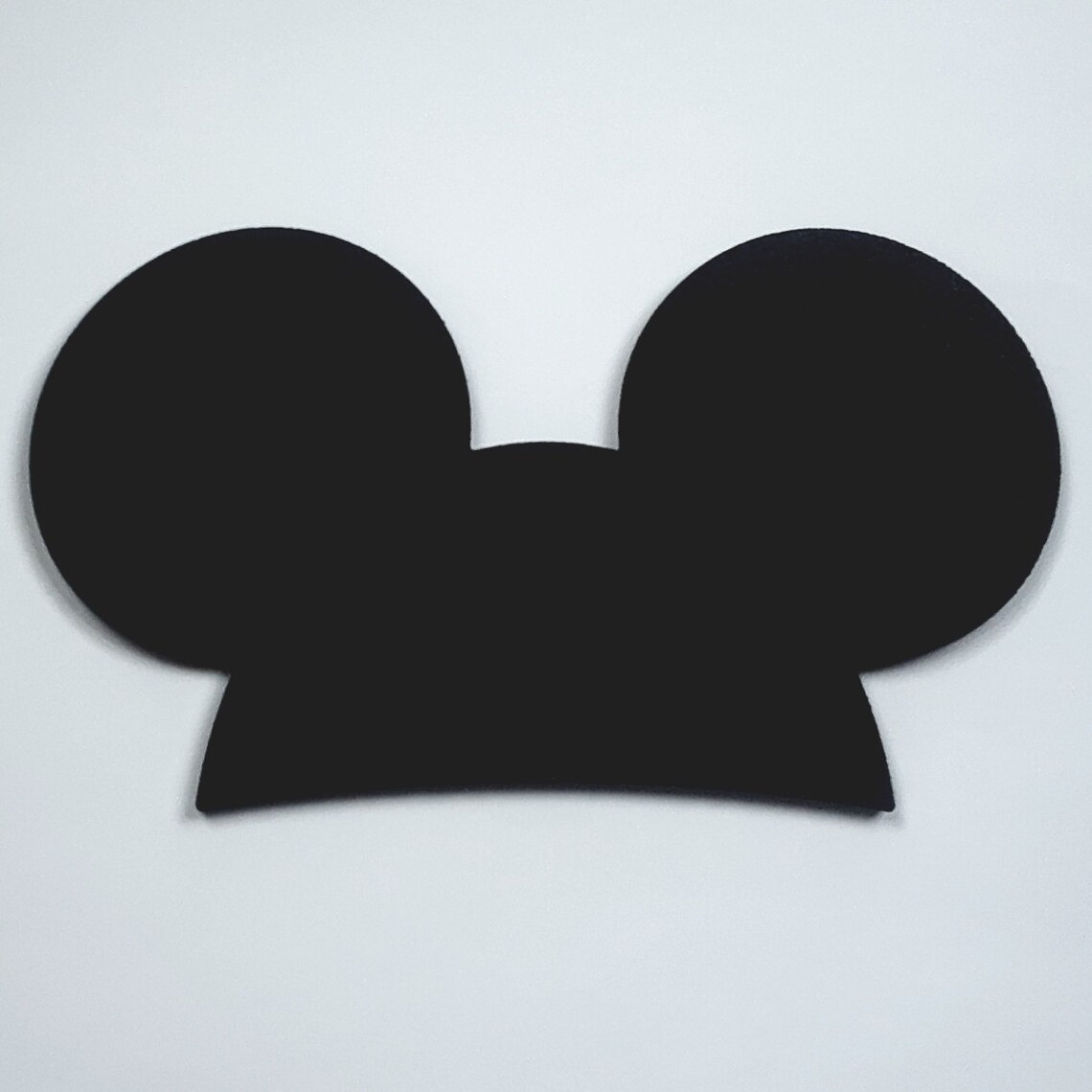 Painted Black Mickey Ears Pin Display, Mickey Ears, Disney Pin Board ...