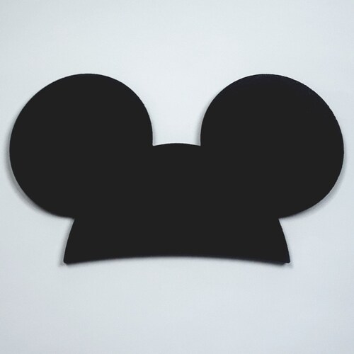 Painted Black Mickey Ears Pin Display Mickey Ears Disney Pin - Etsy
