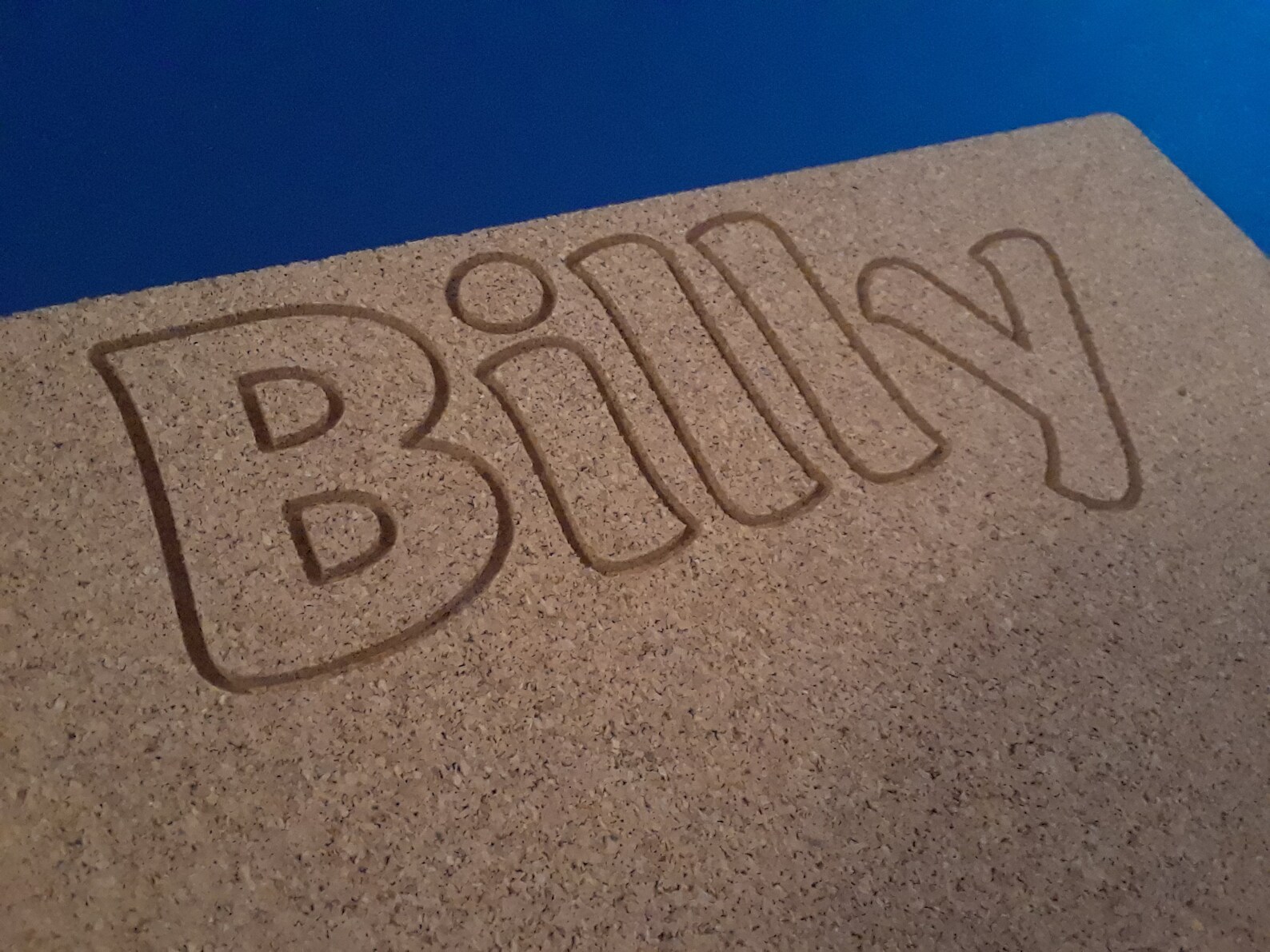 Personalized Cork Board With Engraved Name, Cork Board Letters ...