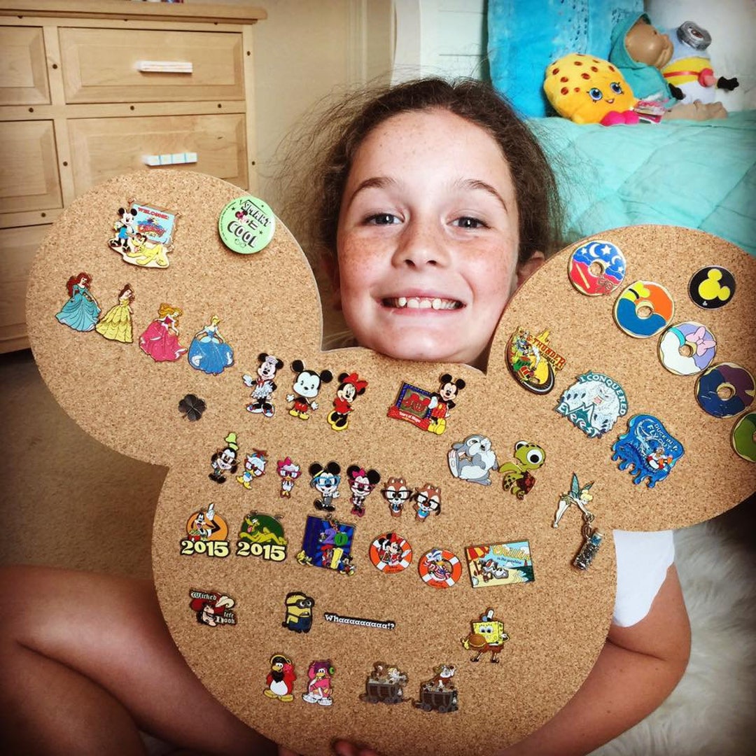 Mickey Mouse Cork Boards. Mickey Pin Display. Disney Pin Board, Mickey ...