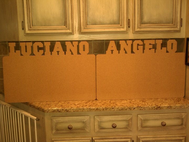 Personalized Cork Board With Name Cork Board Letters | Etsy