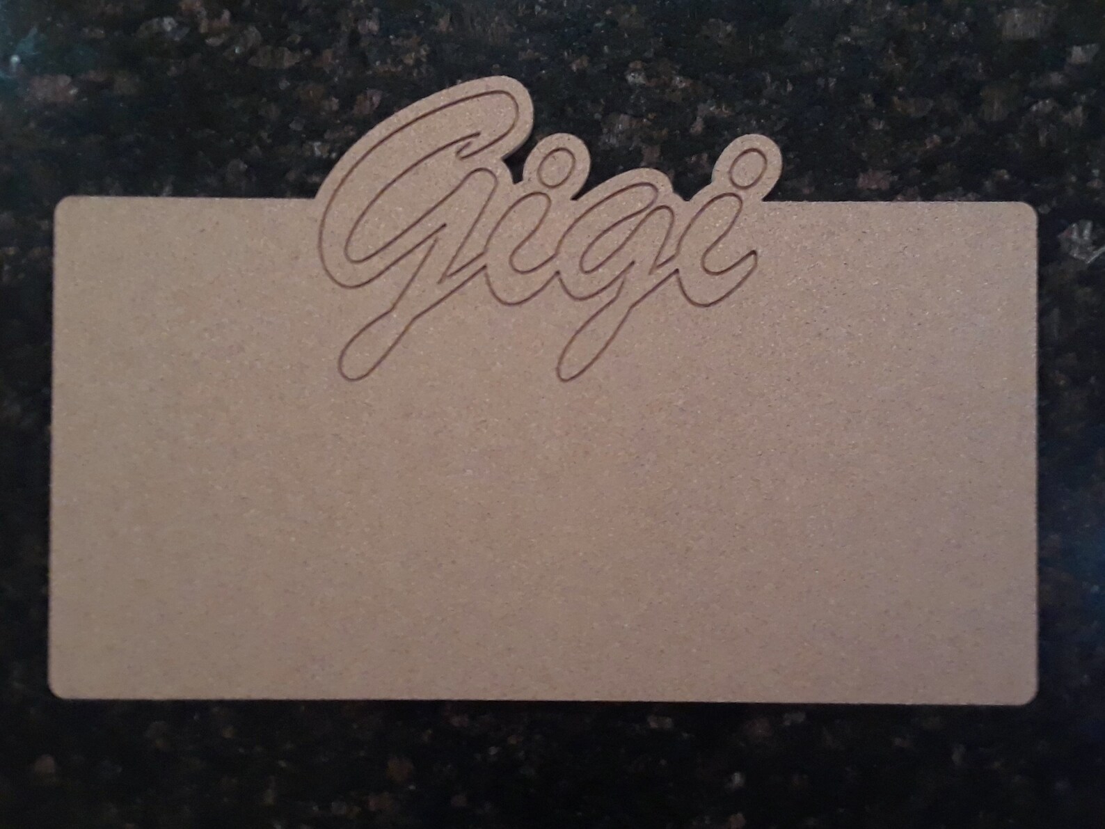 Personalized Cork Board With Engraved Name, Cork Board Letters ...