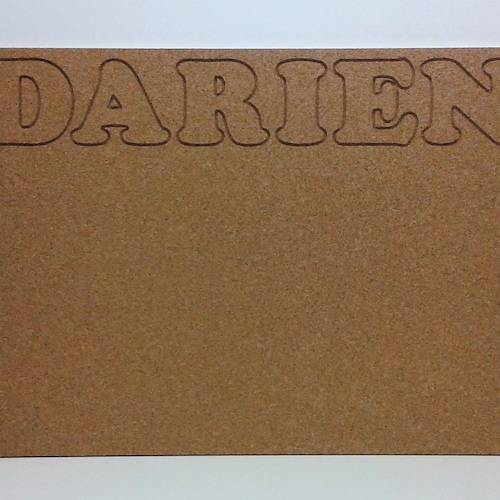 Personalized Cork Board With Name Cork Board Letters - Etsy