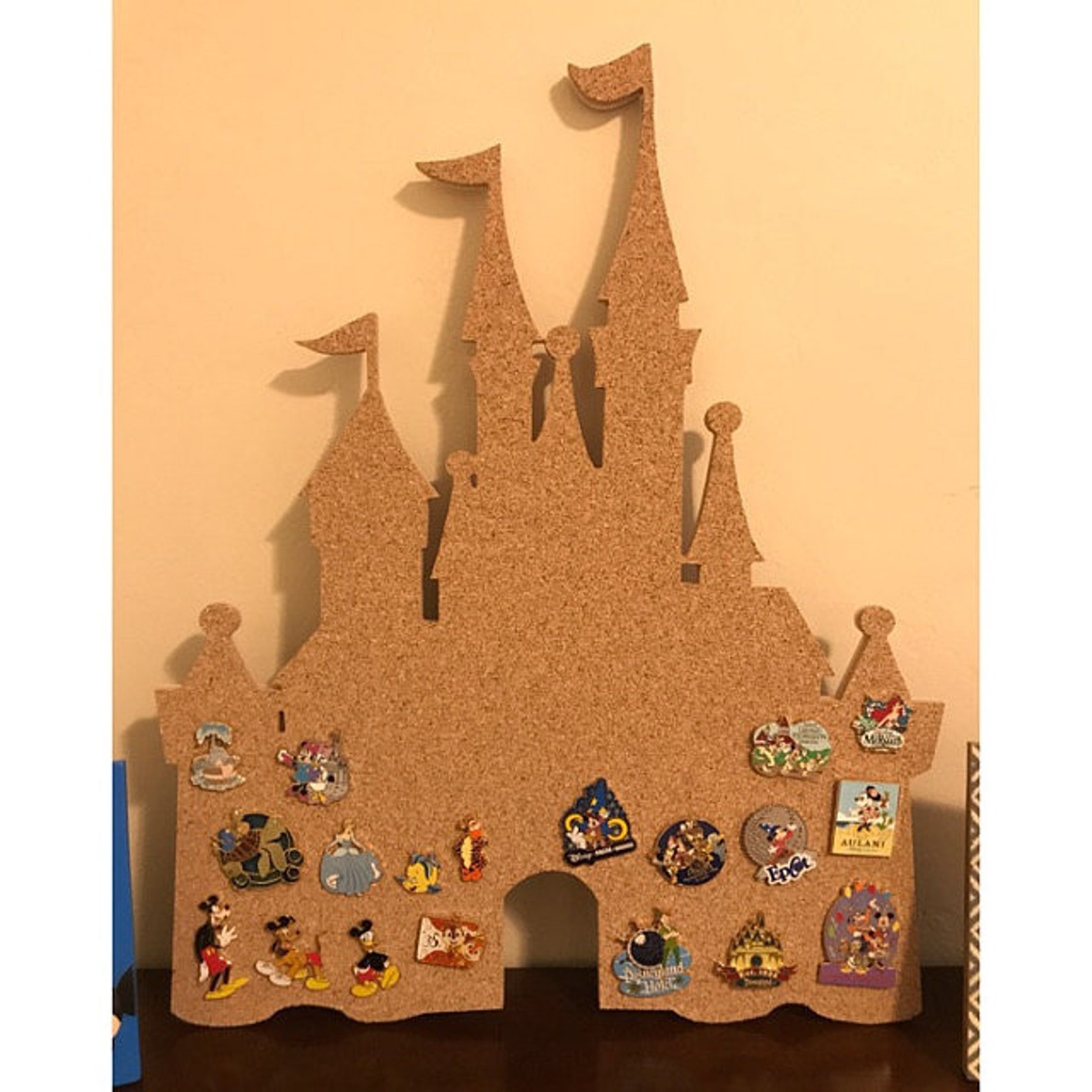 Disney Castle Pin Board, Disney Cork Board, Disney Gifts, Disney ...