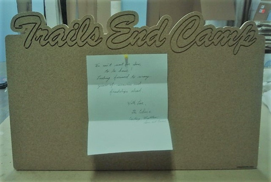 Personalized Cork Board With Engraved Name, Cork Board Letters ...