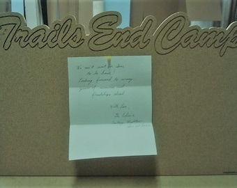 Personalized Cork Board With Name, Cork Board Letters, Personalized ...