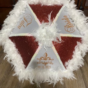 Nola Wedding Glittered Second Line Umbrellas, Traditional Second Line ...