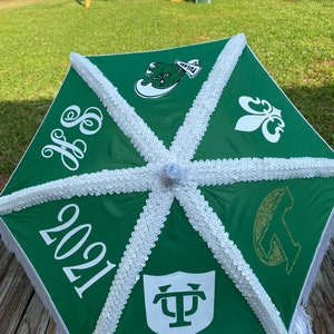 TU Graduation Second Line Green Umbrella, Second Line Umbrella, Green ...