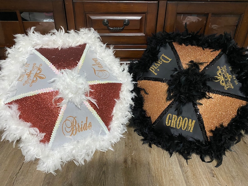Nola Wedding Glittered Second Line Umbrellas Traditional - Etsy