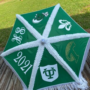 TU Graduation Second Line Green Umbrella, Second Line Umbrella, Green ...