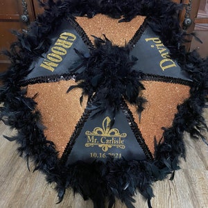 Nola Wedding Glittered Second Line Umbrellas, Traditional Second Line ...