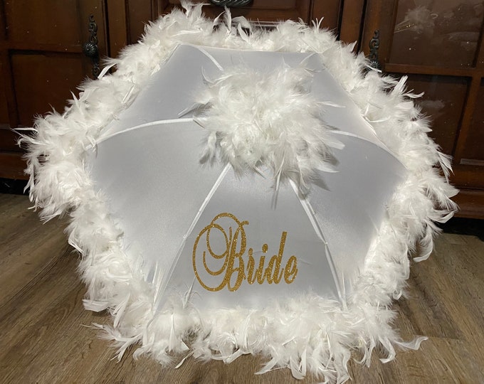 Authentic New Orleans Second Line Umbrella, Wedding Parasol Gold and ...