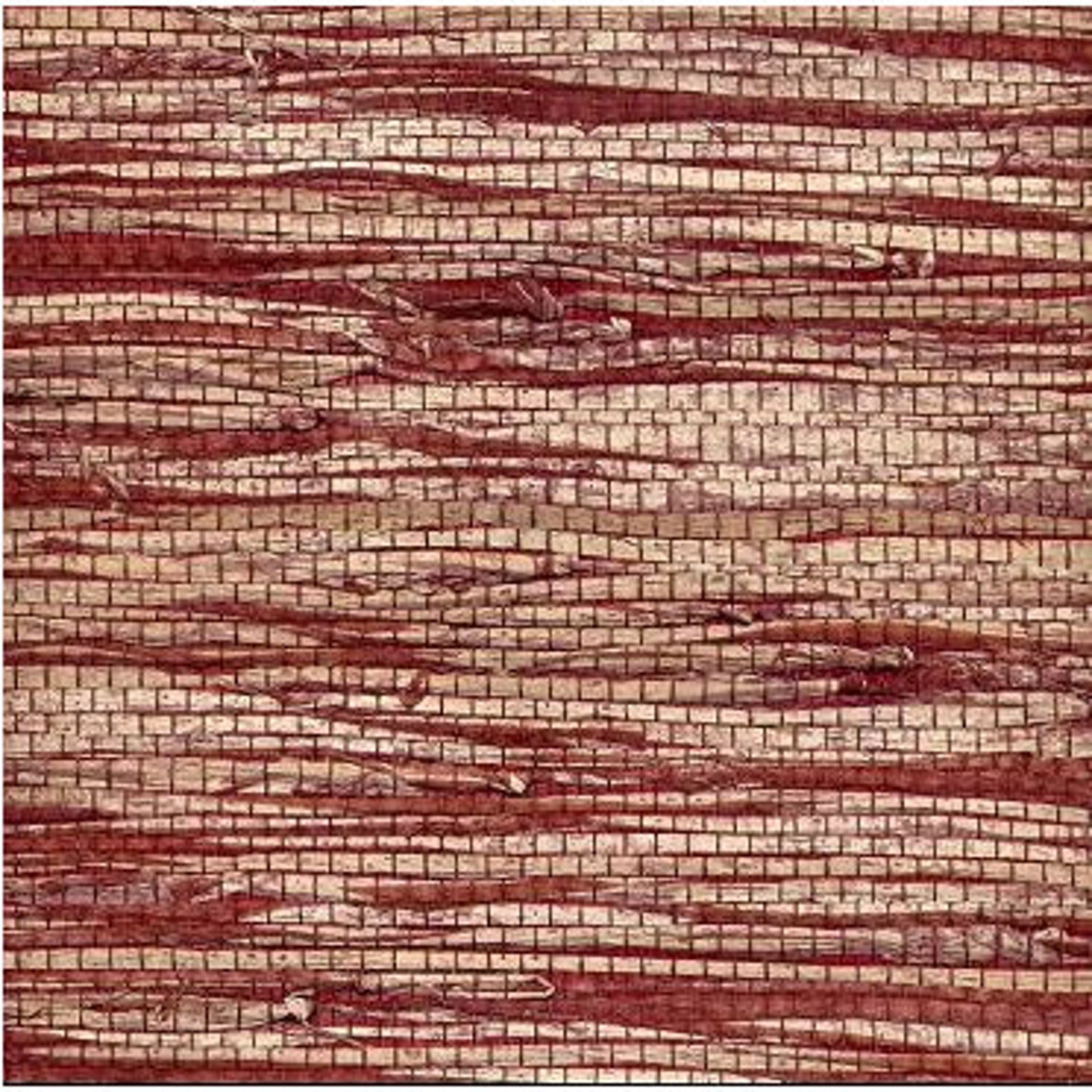 Fire Brick Red Grasscloth Wallpaper - Etsy