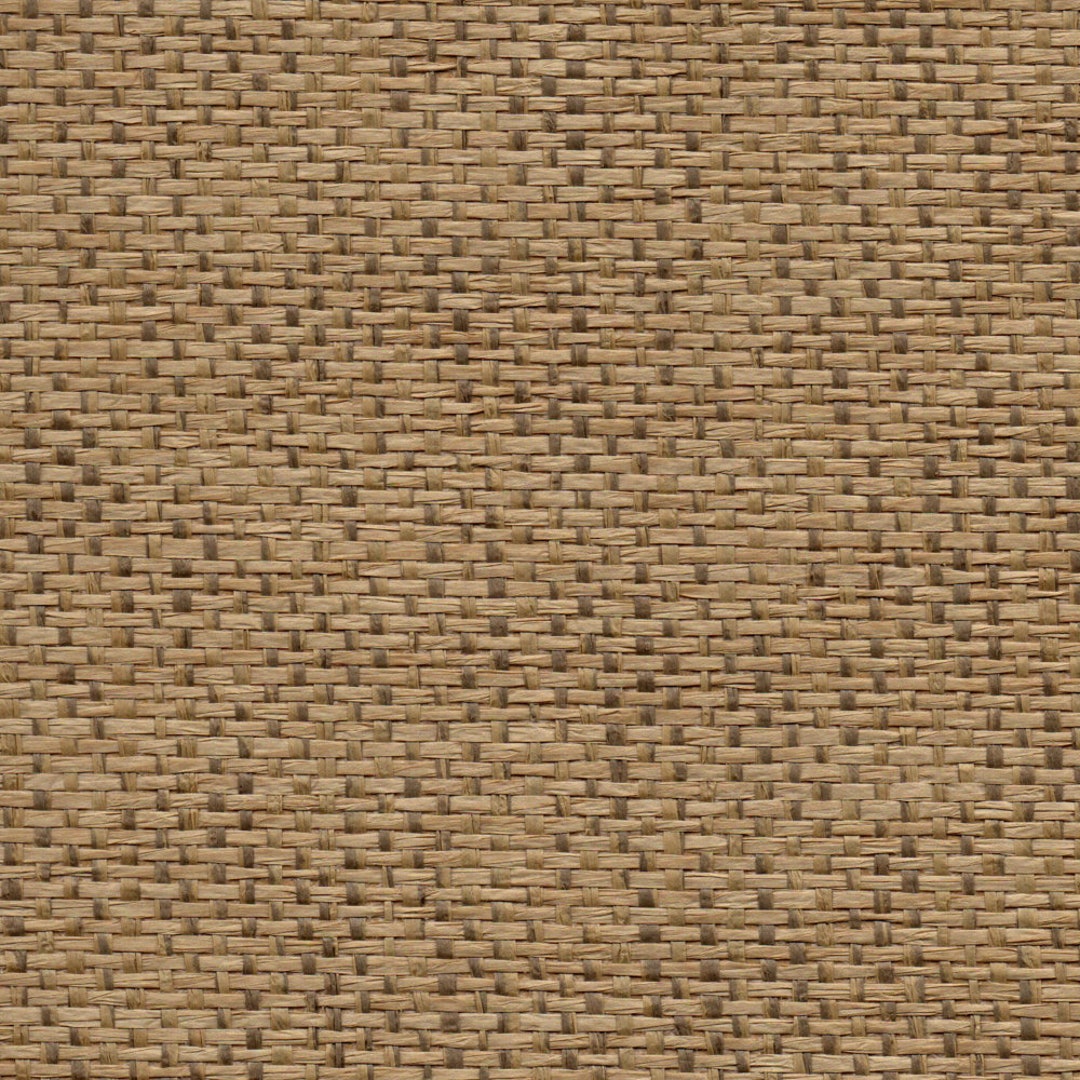 Nutmeg Brown Grasscloth Wallpaper - Etsy