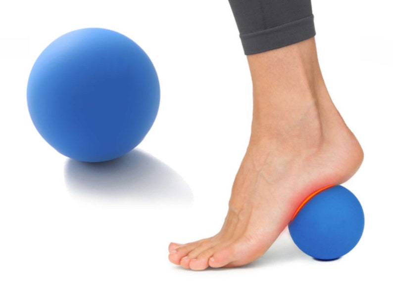 Personalized Natural Rubber Trigger Point Balls Set of 2, Relieve Knots ...