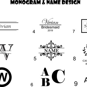 Custom Monogram Soy Wax Vanilla Scented Candle With Bamboo Lid 3oz ...