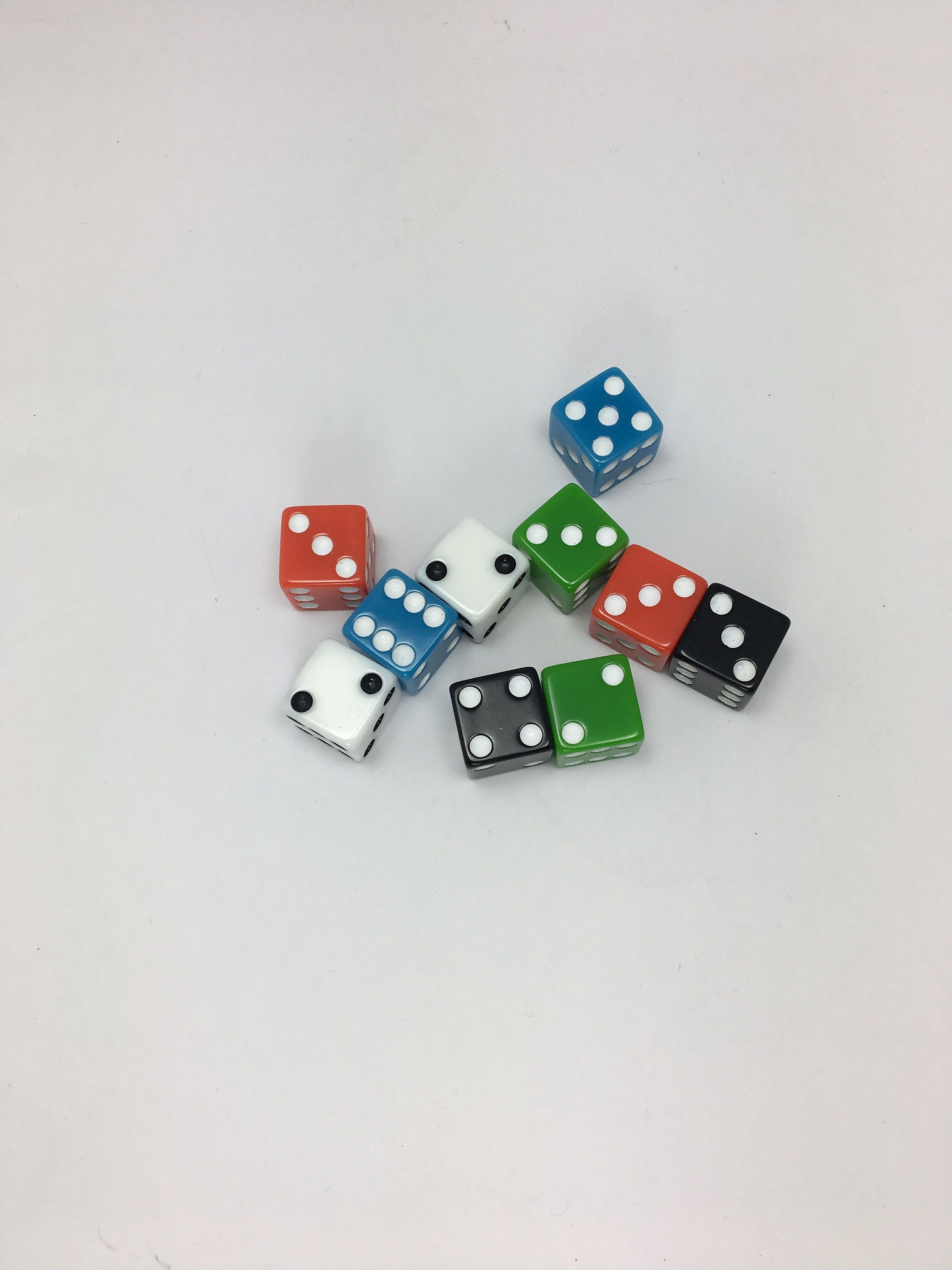 Custom Wedding Dice 10 Pieces, Personalized 16mm Dice 6 Sided Vegas ...