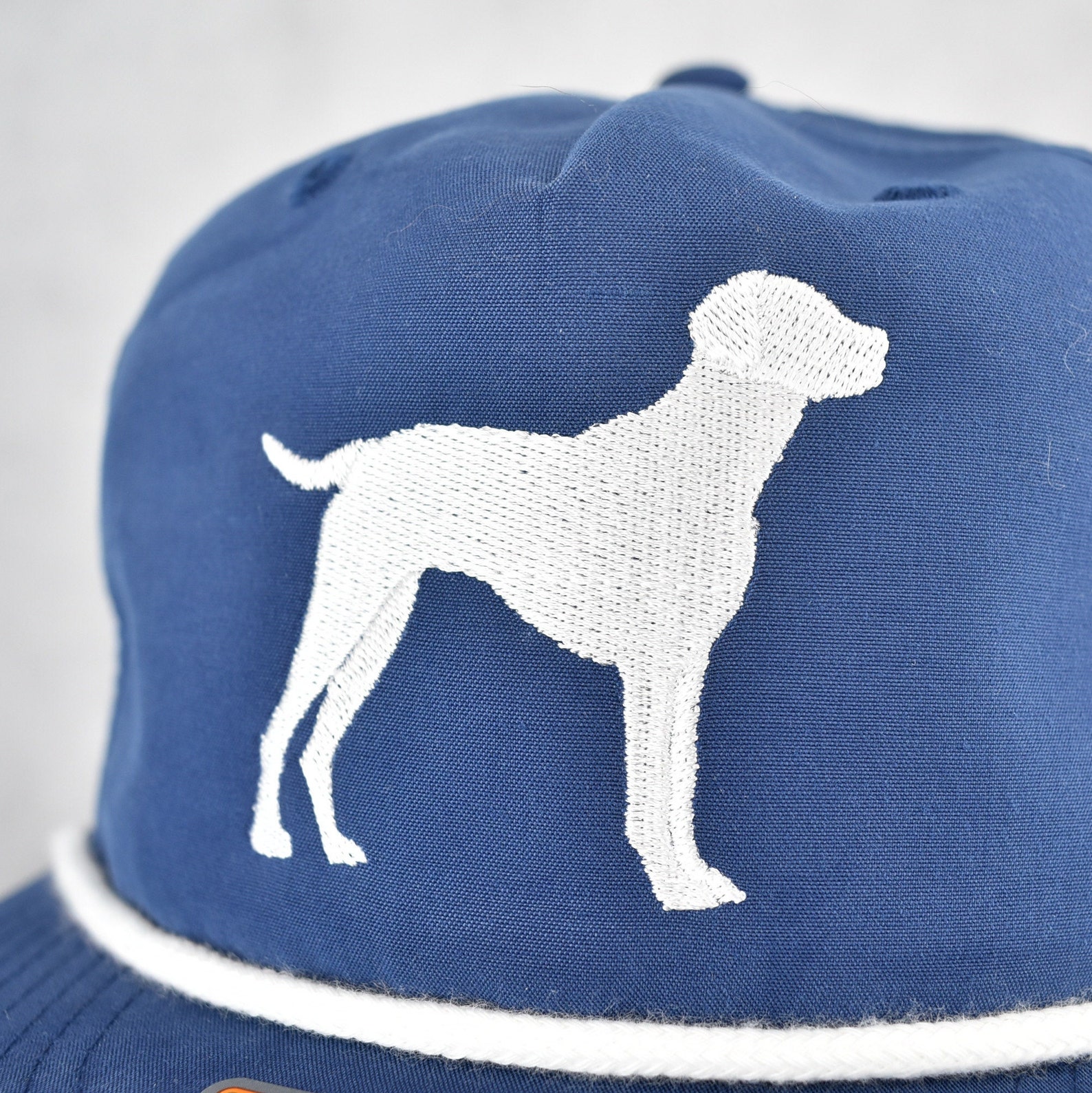 Dog Breed Silhouette Embroidered Richardson 256 Snapback Hat W ...