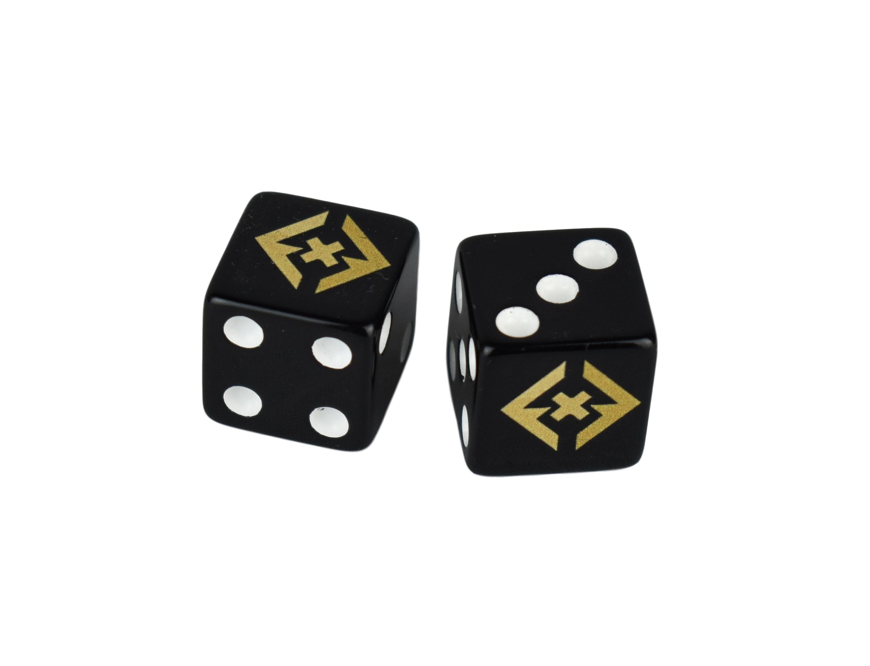 Custom Wedding Dice 10 Pieces, Personalized 16mm Dice 6 Sided Vegas ...