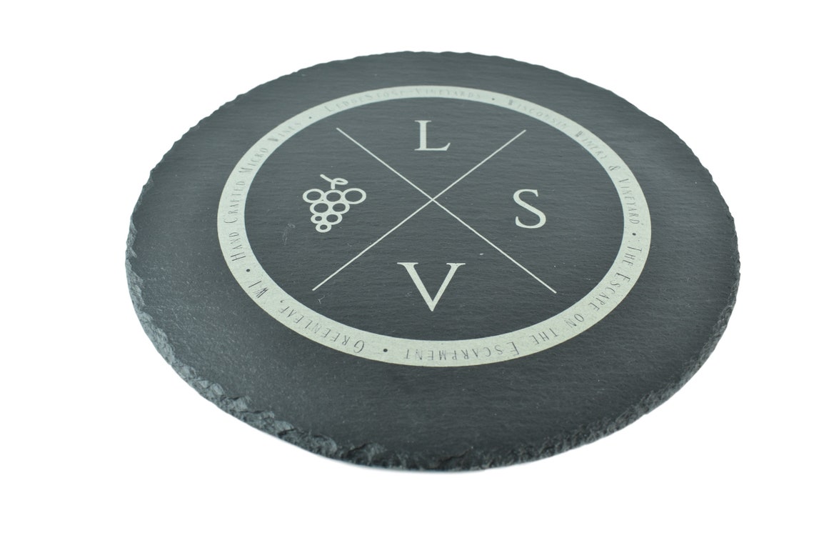 Personalized Round Slate Board Valentine's Day Gift - Etsy