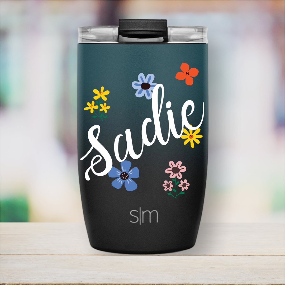 Custom Simple Modern® Voyager® 12oz Flip Lid Water Bottle Personalized ...