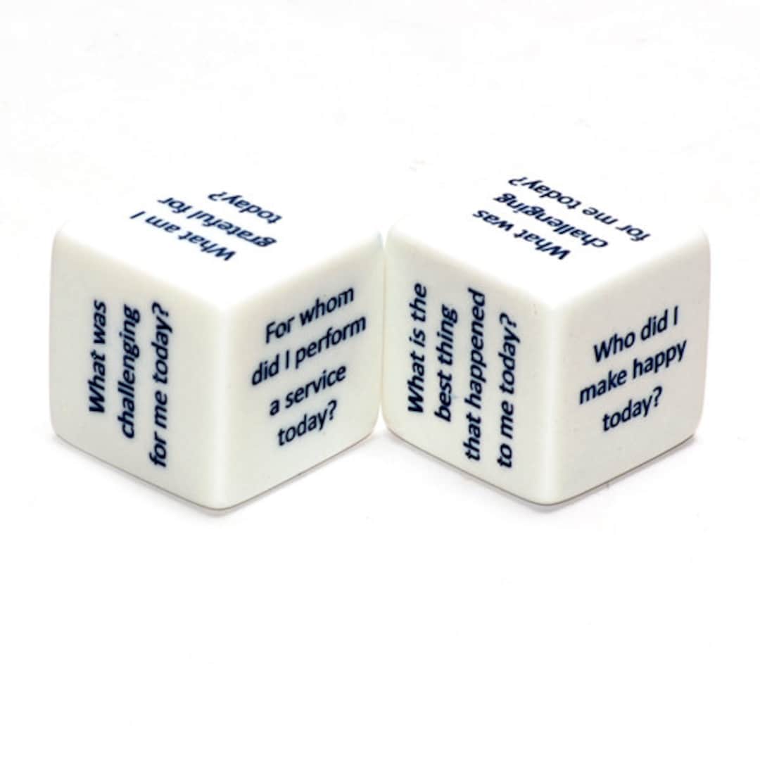 Custom Pair Dice / Text on All Six Sides /numbers, Letters or Logos ...