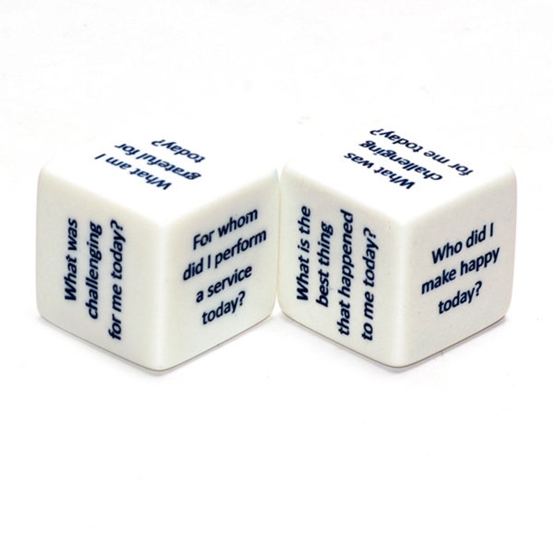 Custom Pair Dice / Text on All Six Sides /numbers, Letters or Logos ...