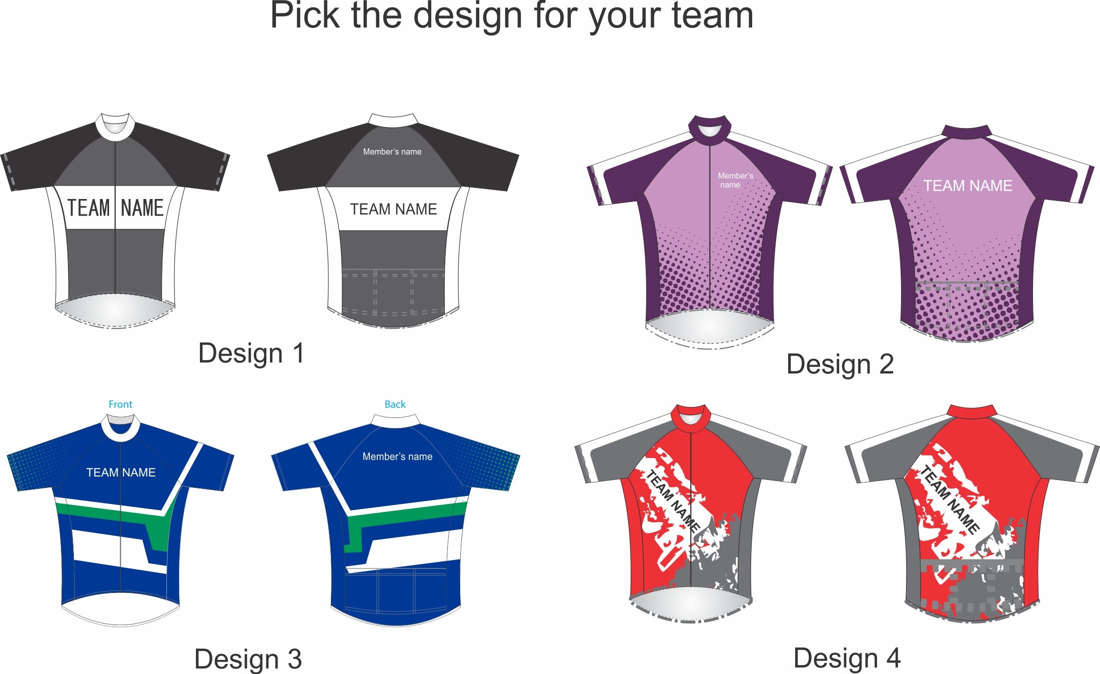 Personalized Cycling Jersey, Custom Jersey, Team Jersey, Mountain Bike ...