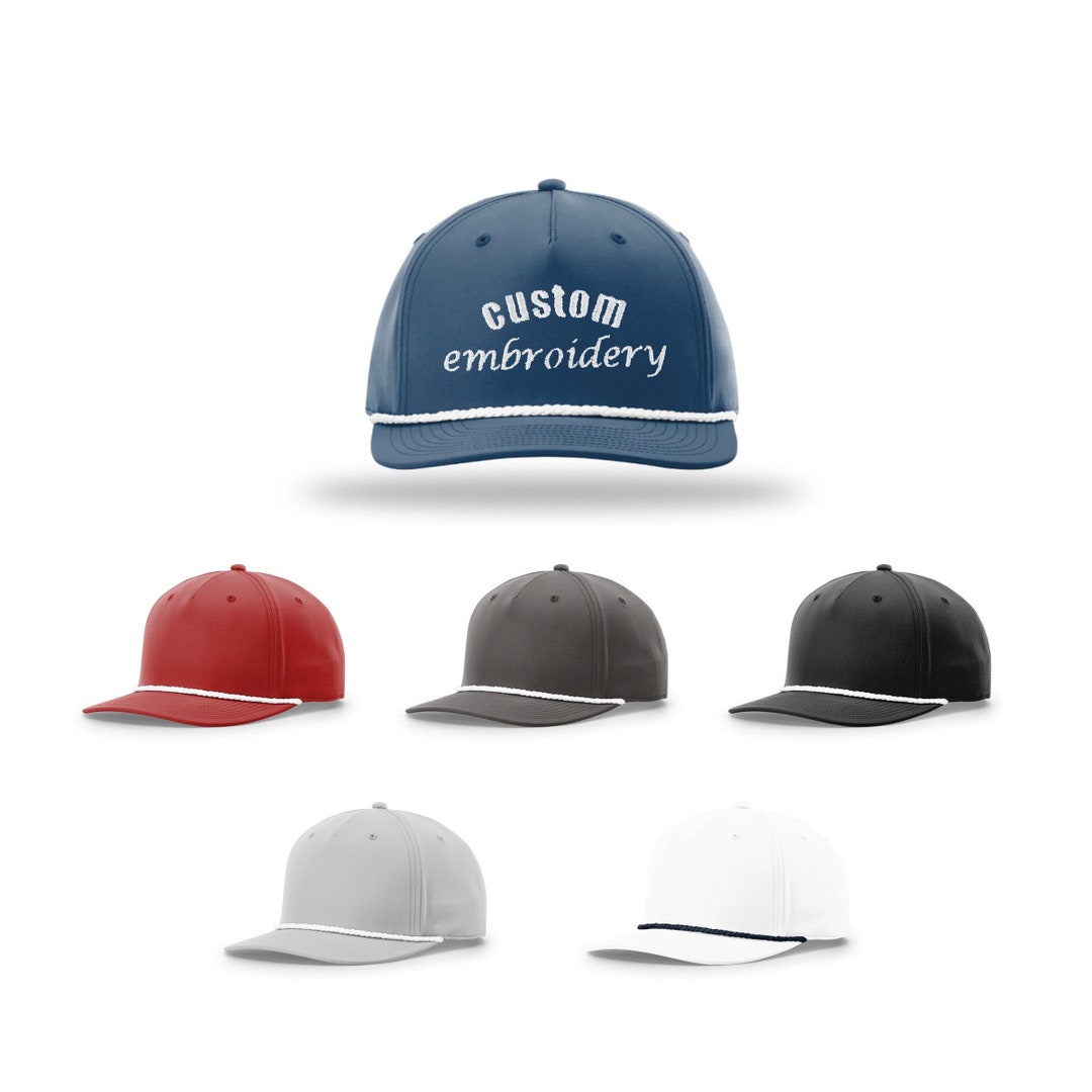 Custom Embroidered Richardson 258 Trucker Hat With Personalized ...