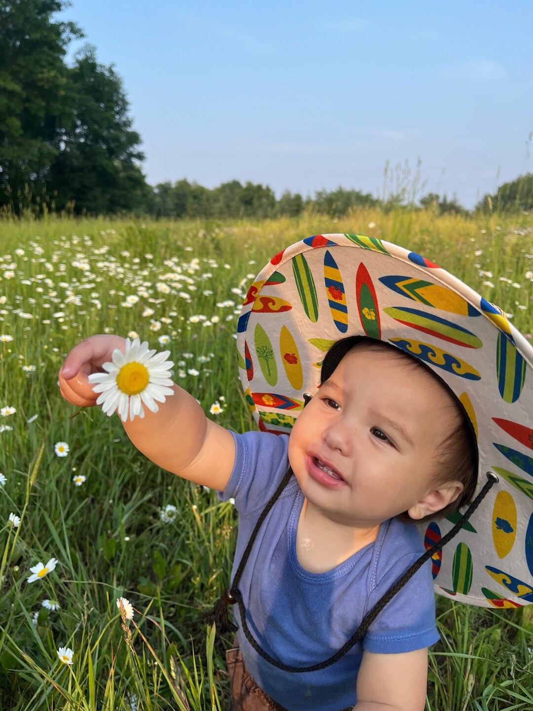 Custom Patch Baby Straw Hat, Toddler Child Hat, Baby Sun Hat ...
