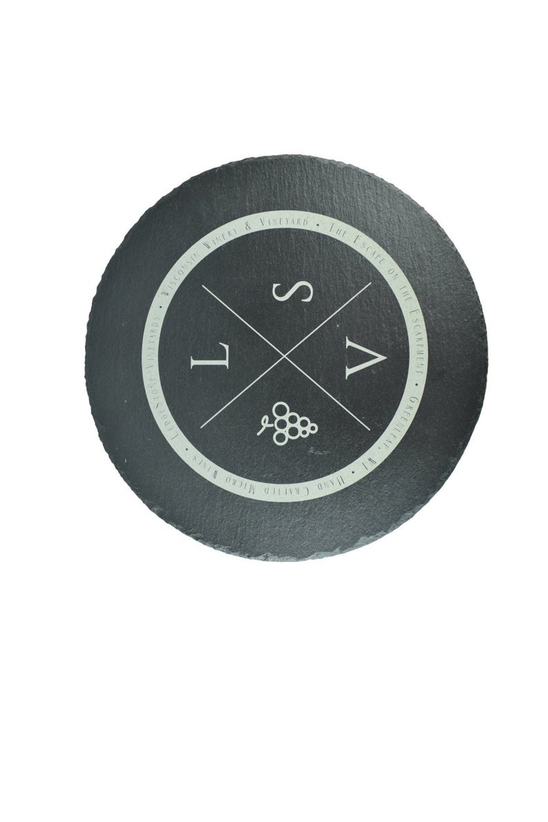 Personalized Round Slate Board Valentine's Day Gift - Etsy