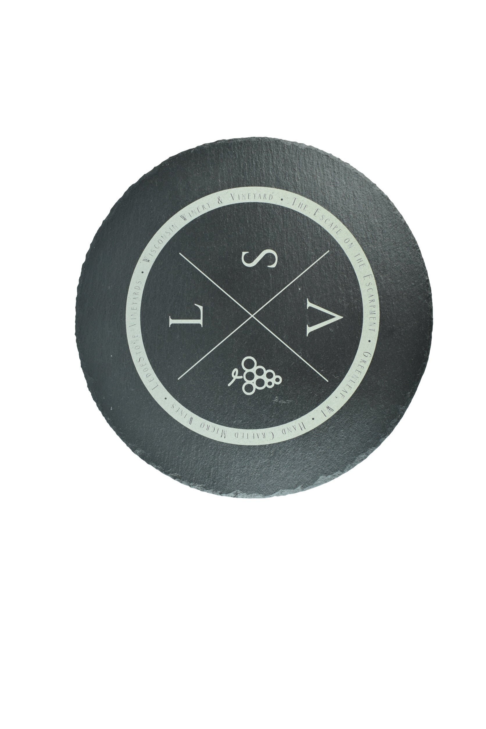 Personalized Round Slate Board Valentine's Day Gift | Etsy