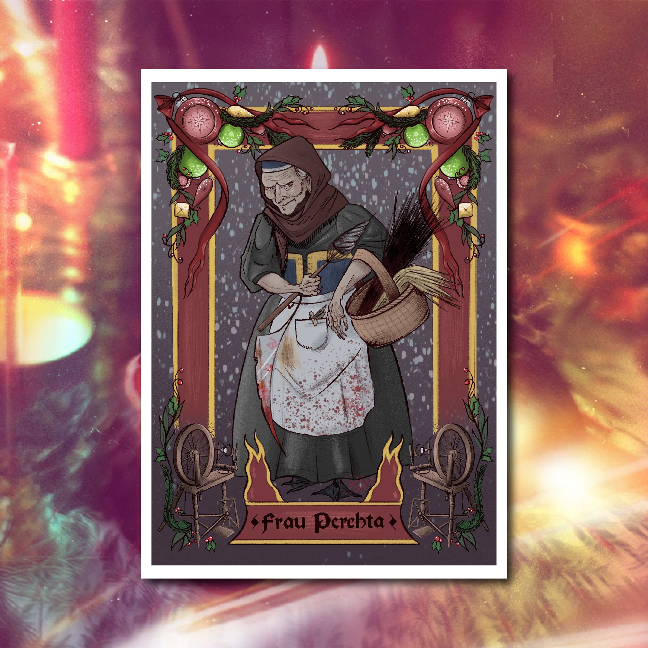 Christmas Demons Frau Perchta Yule Monsters Horror - Etsy