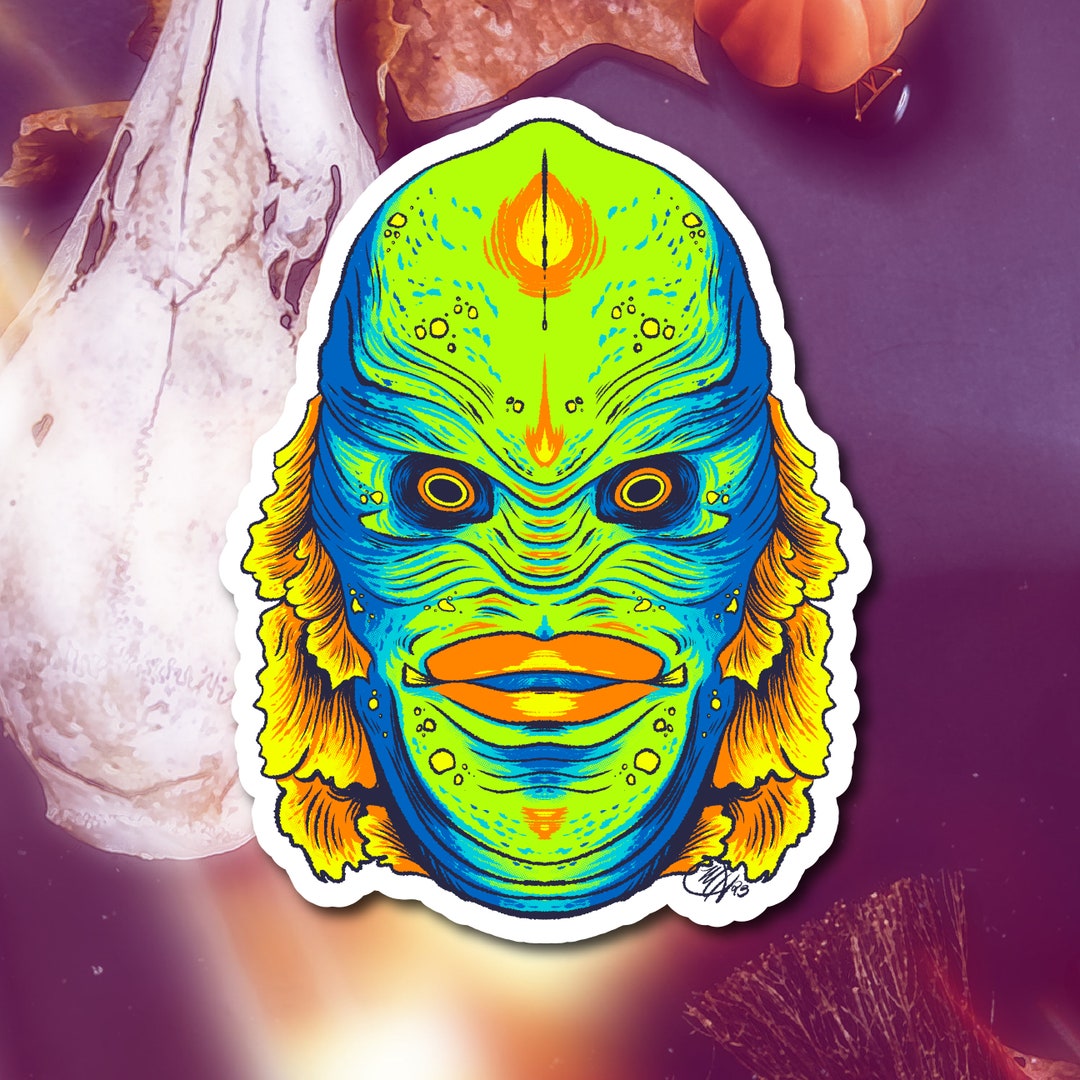 Creature From the Black Lagoon Sticker | Universal Monsters | Classic ...