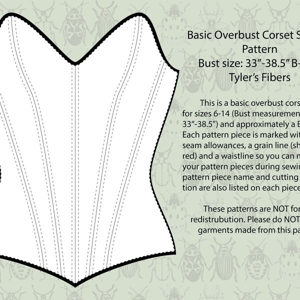 Overbust Corset - Etsy