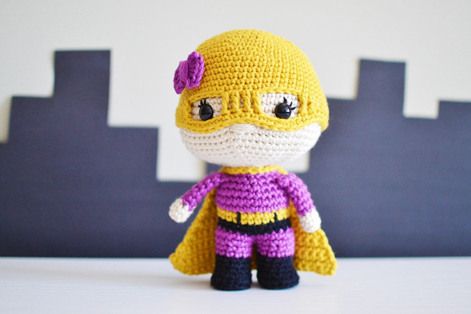 Superhero CROCHET PATTERN. Charity the Superhero. - Etsy