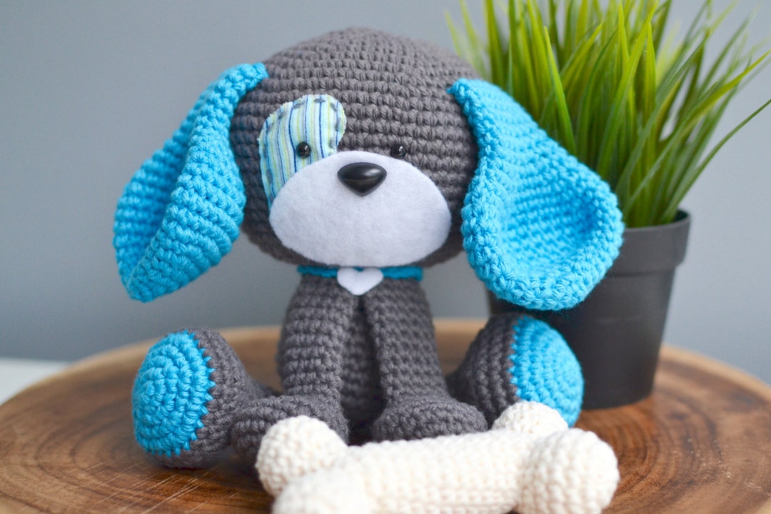 Amigurumi Crochet Domino Dog PDF Pattern - Etsy