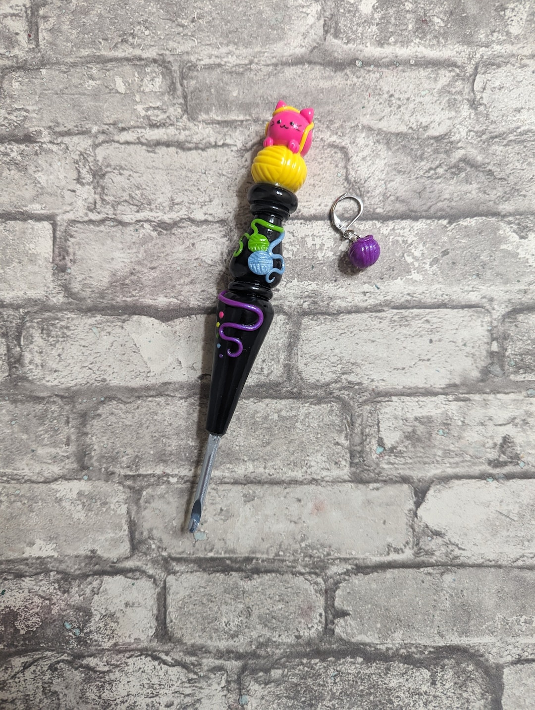 Neon Cat Inspired Ergonomic Crochet Hook - Etsy