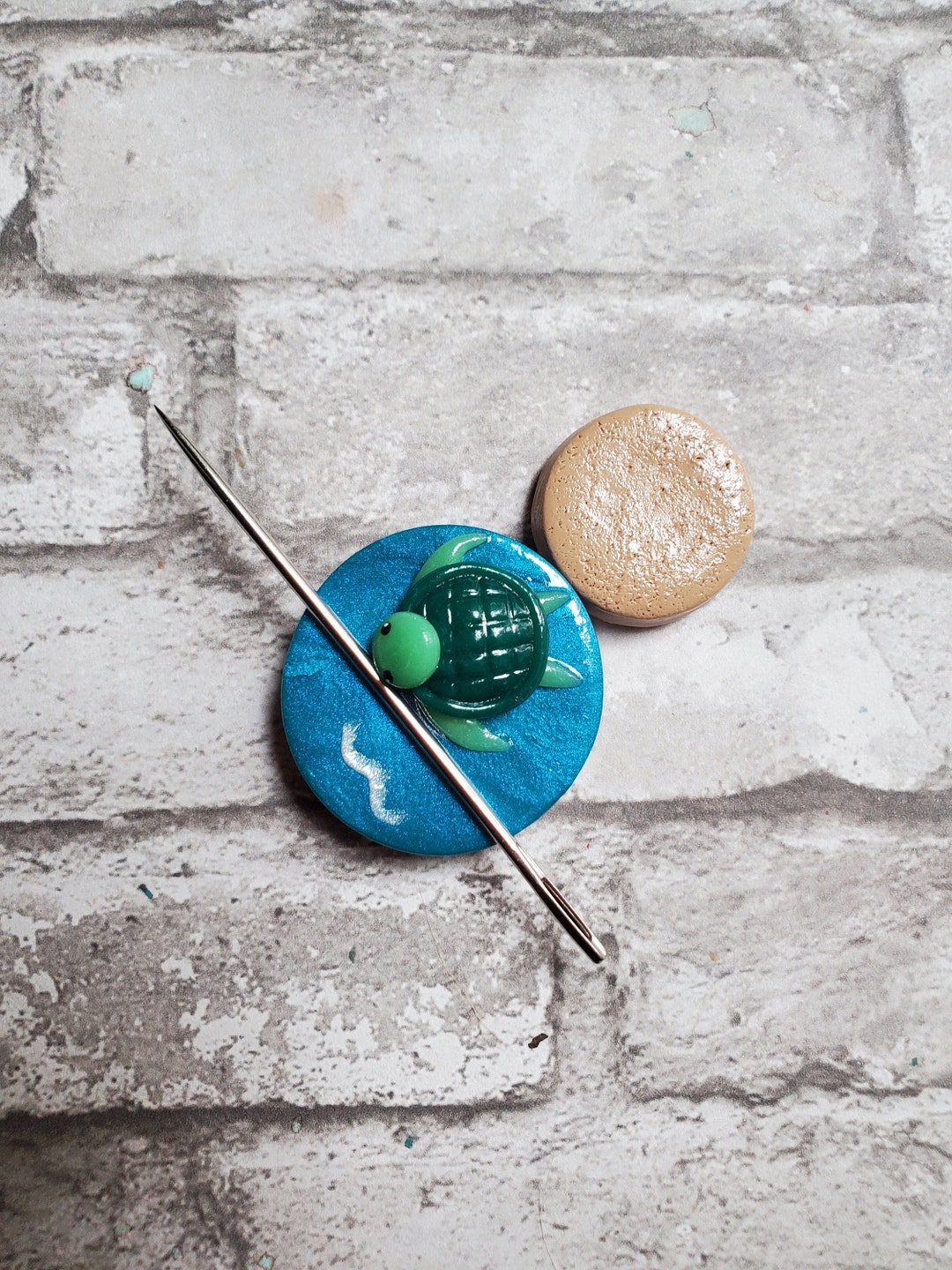 Sea Turtle Inspired Needle Minder - Etsy