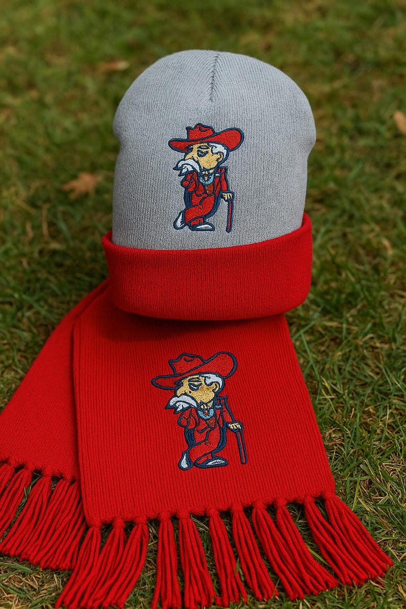 Colonel Reb Full Body Embroidery Design – Ole Miss Original Mascot – Machine Embroidery File Pes ...