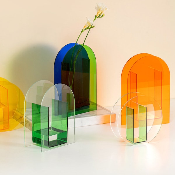 Acrylic Vase - Etsy