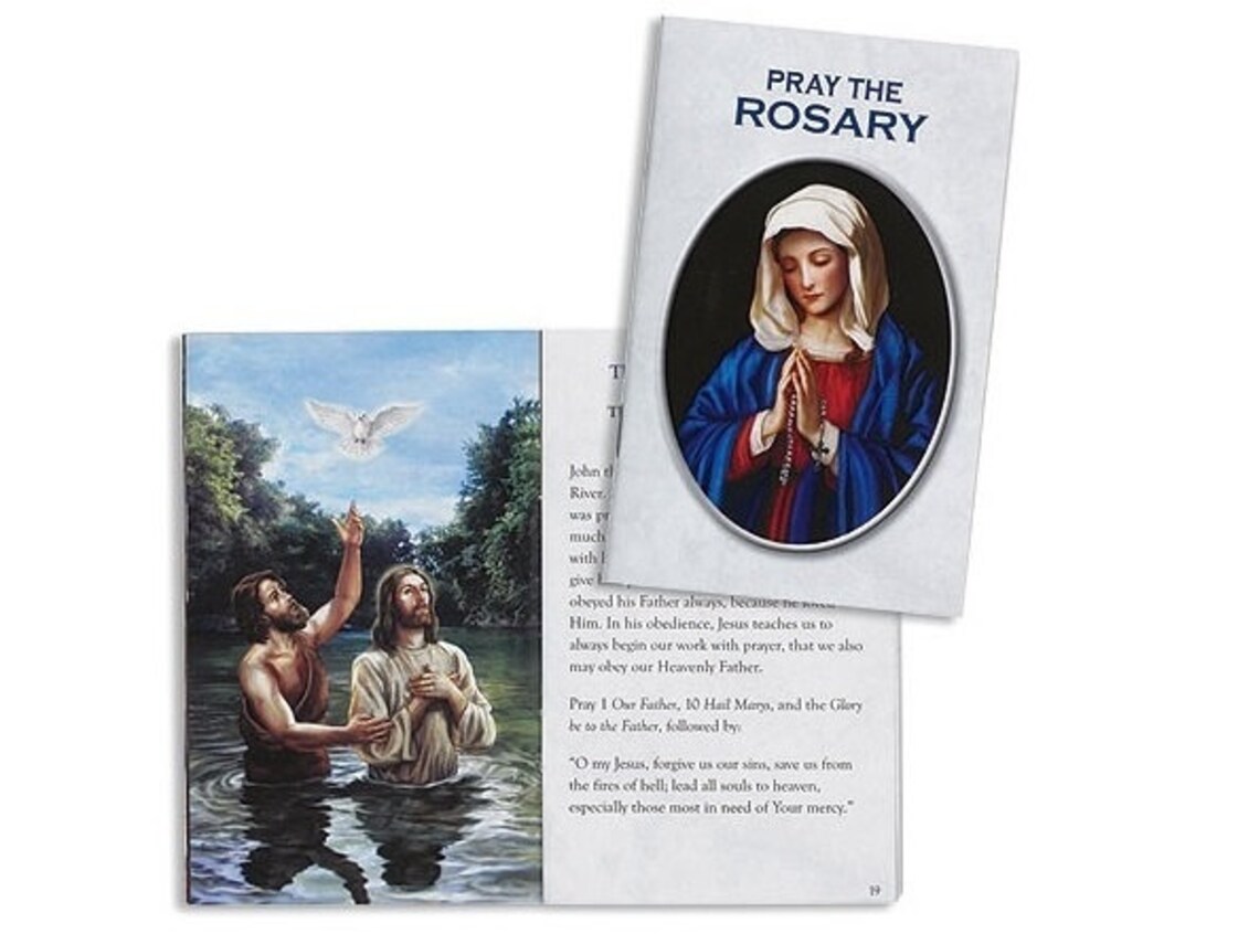 PRAY THE ROSARY Pocket Book Includes Luminous Mysteries | Etsy